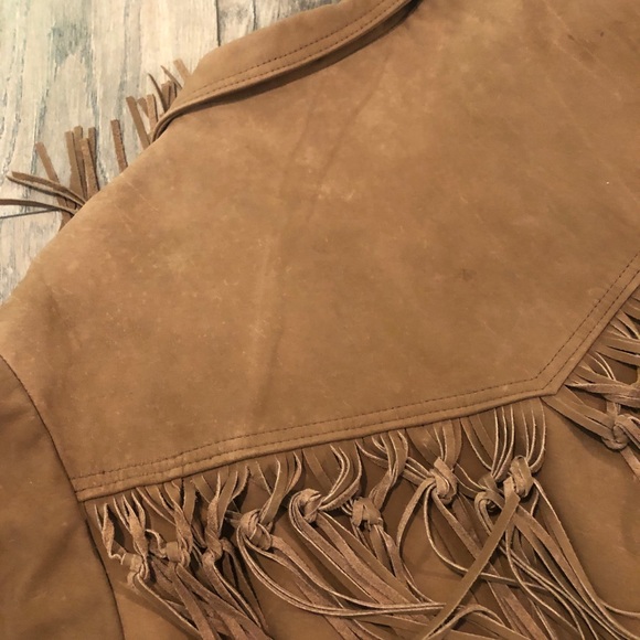 lariat | Jackets & Coats | Vtg Lariat Western Leather Fringe Jacket ...